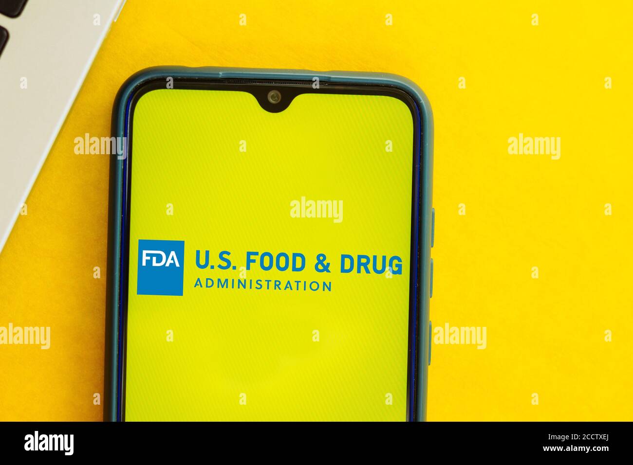 In this photo illustration the Food and Drug Administration (FDA) logo ...