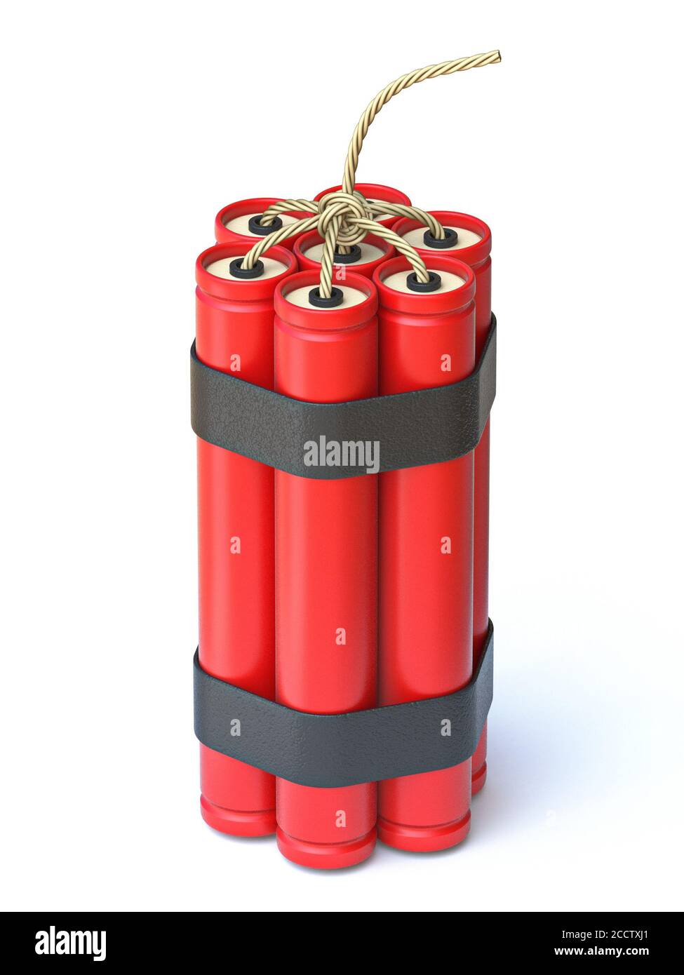 Dynamite 3D render illustration isolated on white background Stock ...