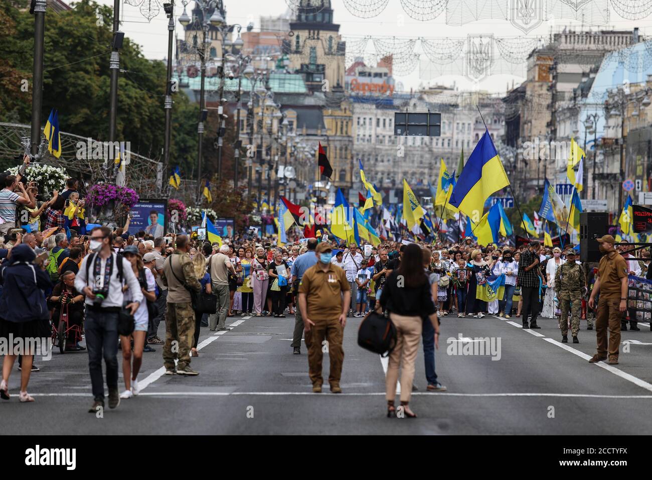 Ukrainian veterans, participants of the eastern Ukraine war conflict ...