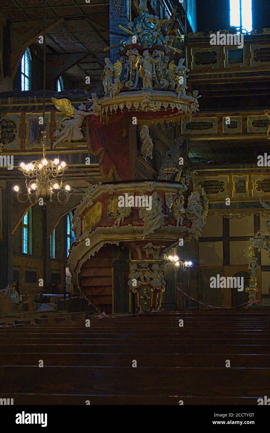 A stunning and unique Christian staircase Stock Photo - Alamy