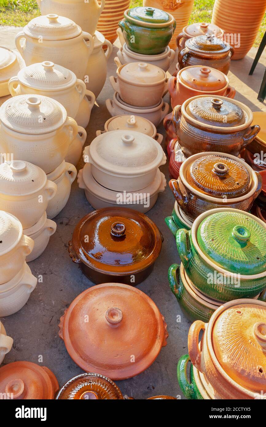 clay pots for different purposes Stock Photo - Alamy