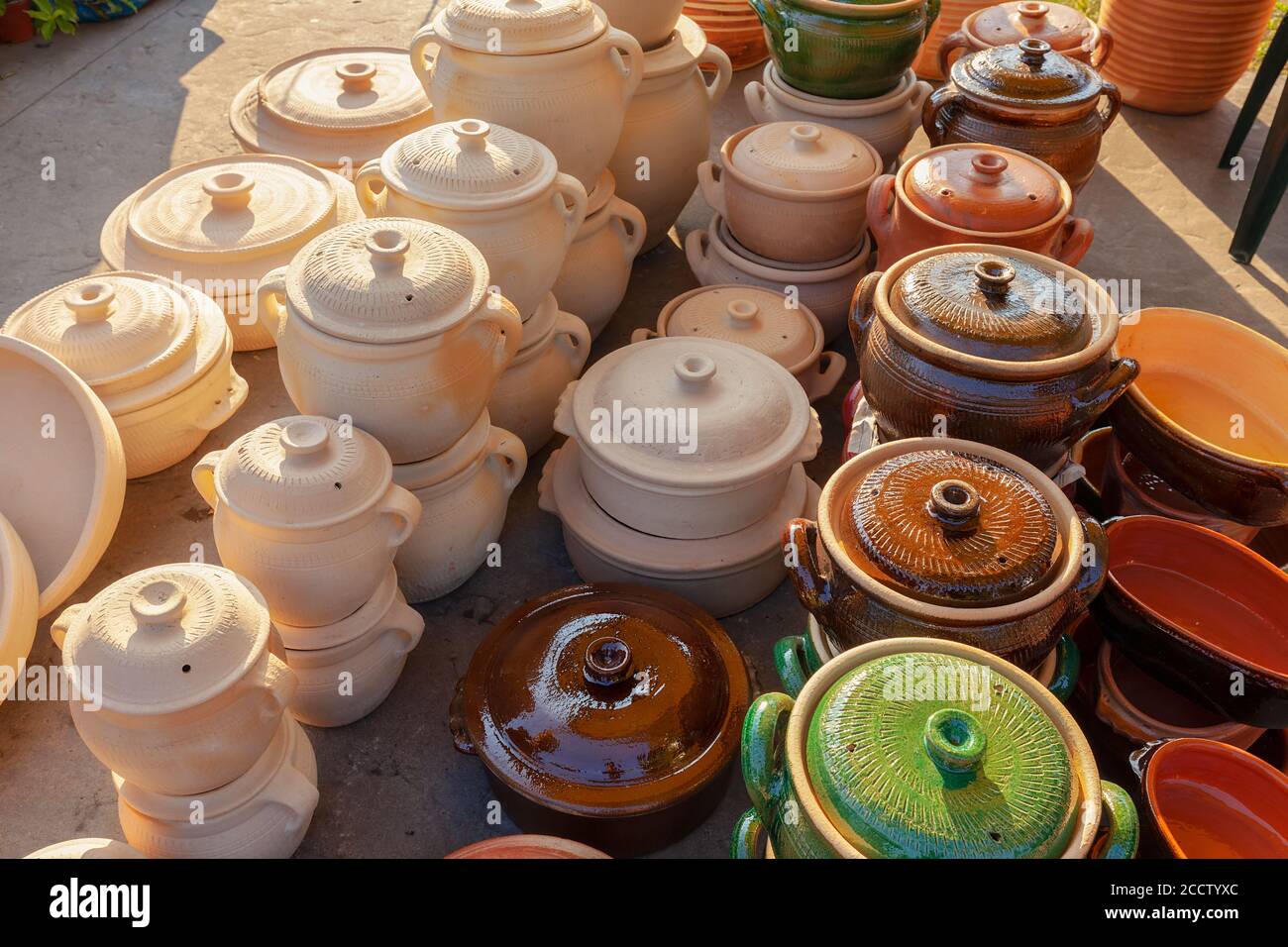 clay pots for different purposes Stock Photo - Alamy