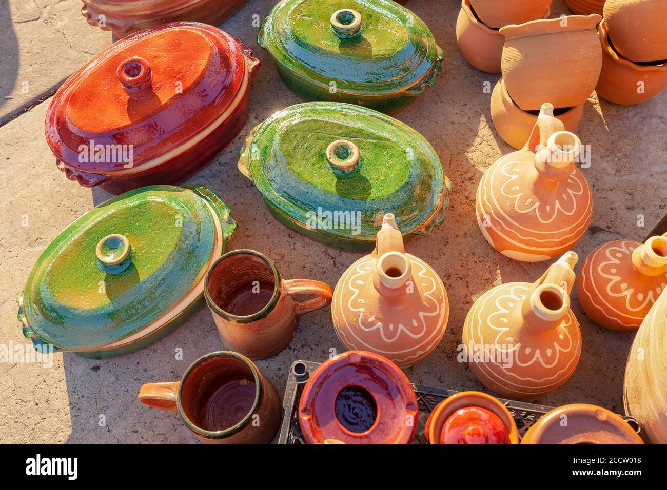 clay pots for different purposes Stock Photo - Alamy