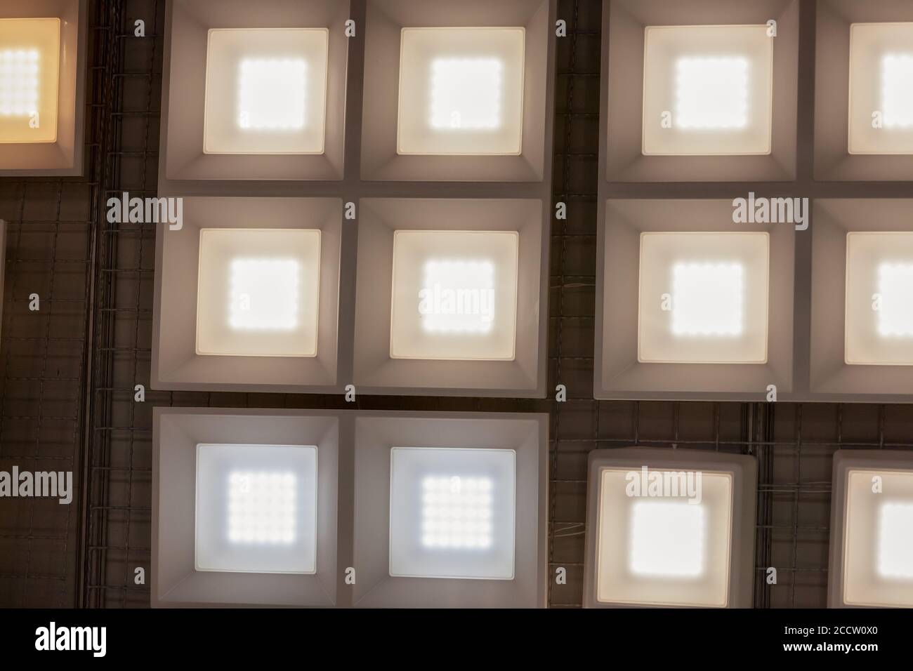 led panels lighting Stock Photo - Alamy