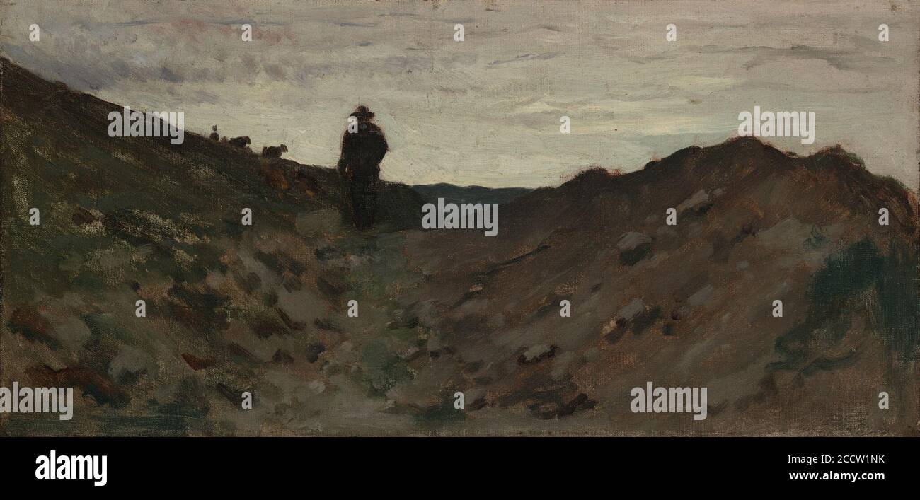 Camille corot landscape with figure hi-res stock photography and images ...