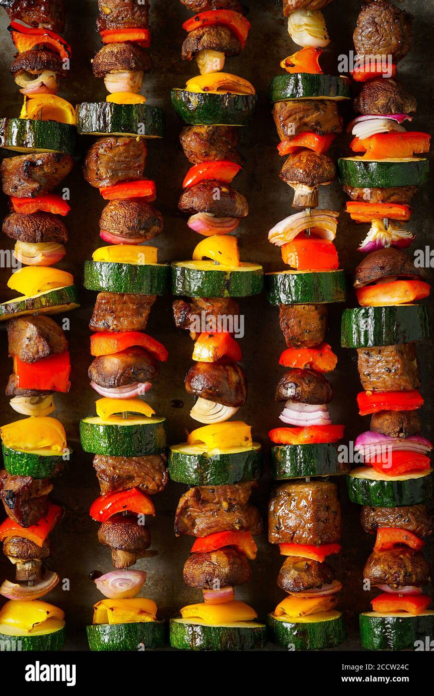 Beef shish kabob Stock Photo - Alamy