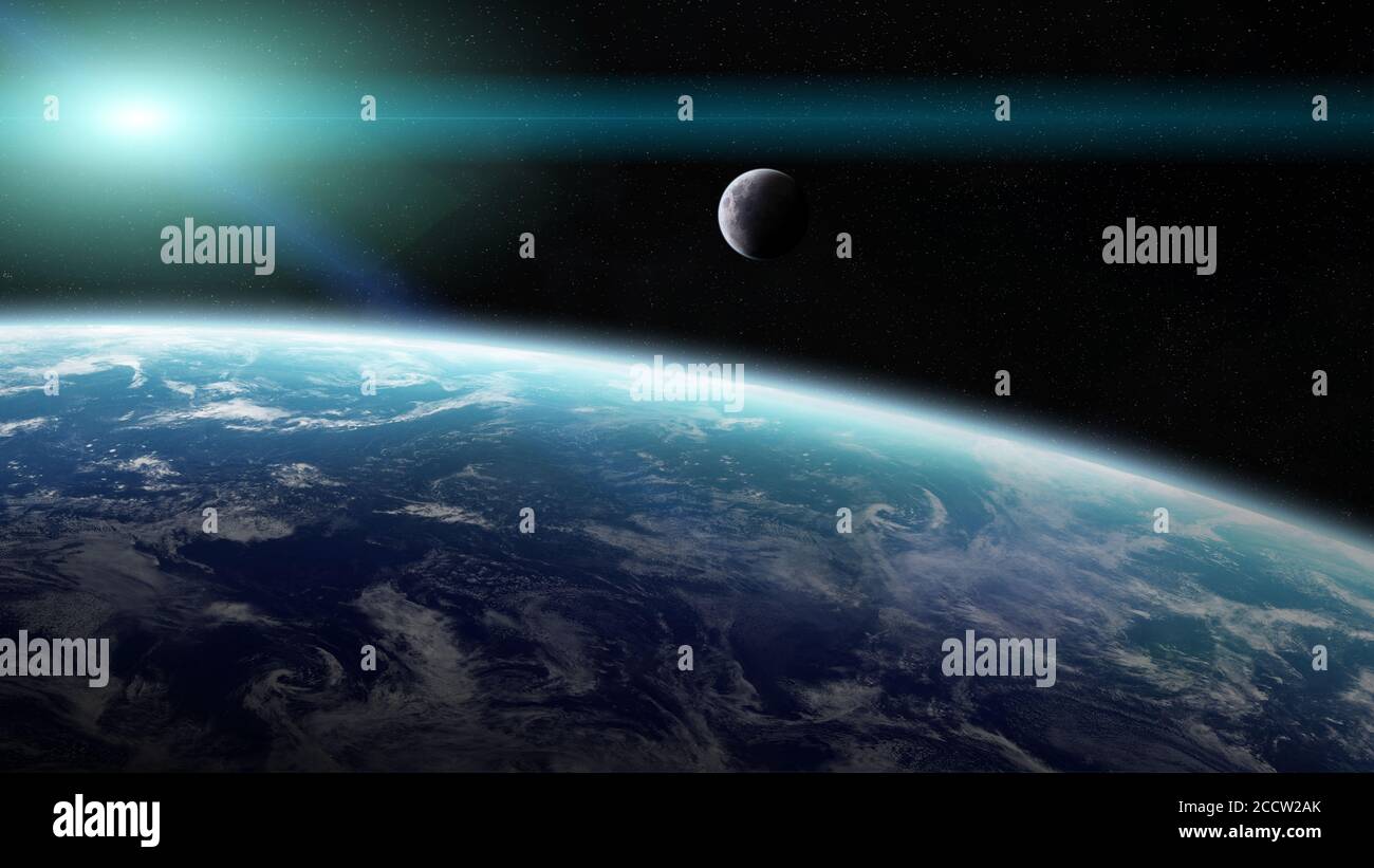 Planet Close To Moon