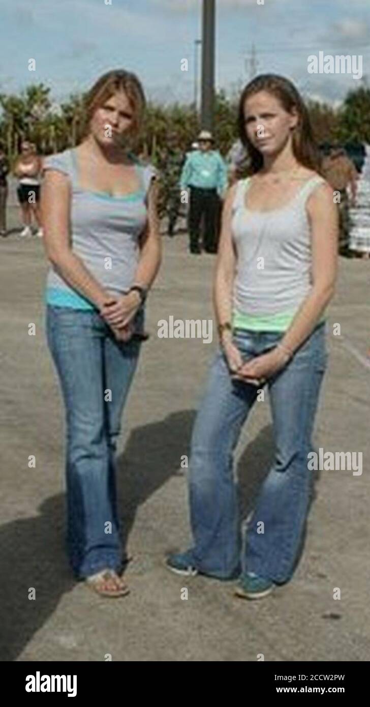 Jenna and Barbara Bush Stock Photo - Alamy