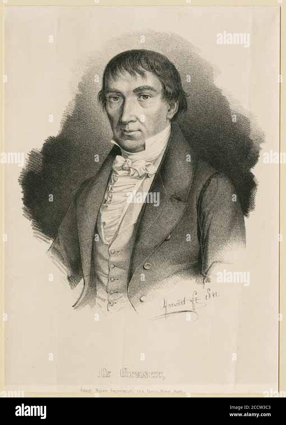 Johann Baptist Graser - Pädagoge Stock Photo - Alamy