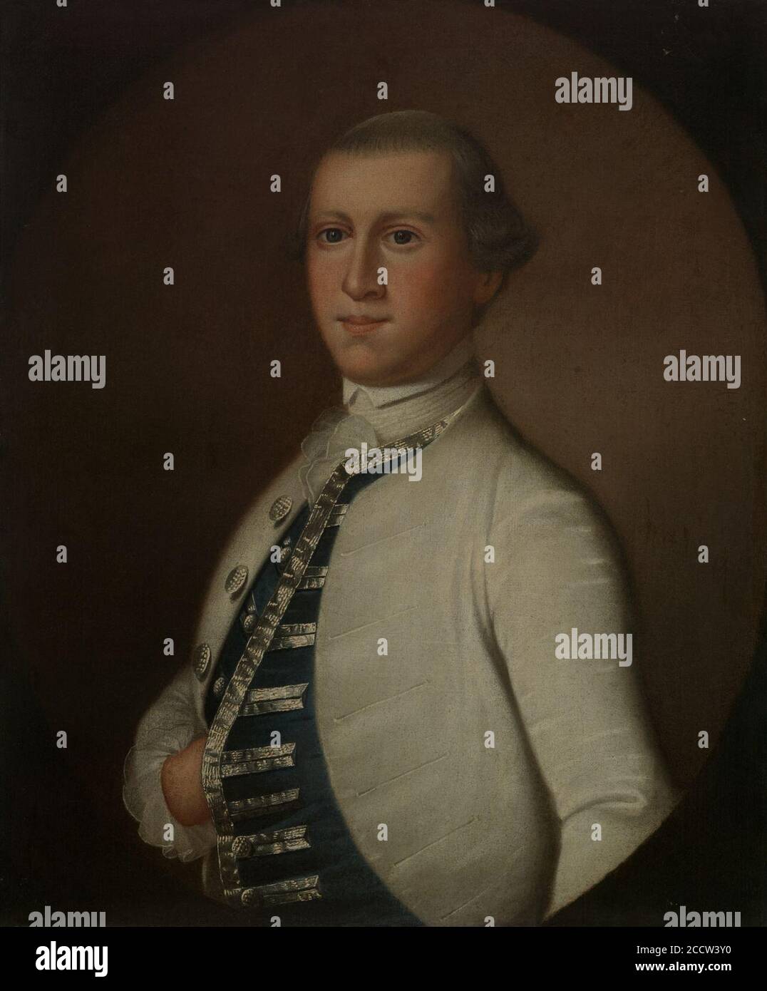 Jeremiah Theus - Captain William Richardson (1743-1786 Stock Photo - Alamy