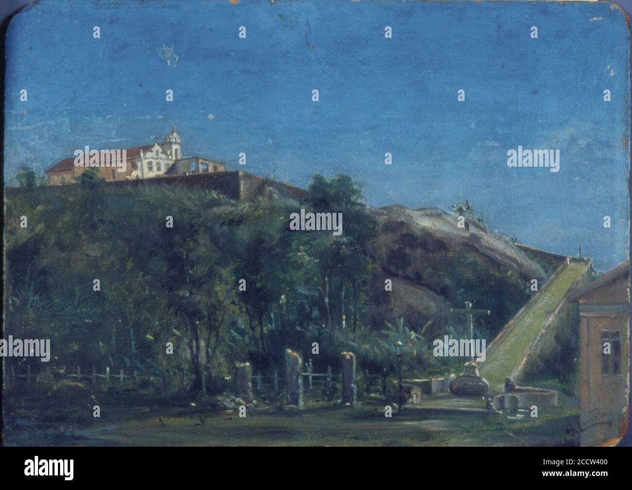 Jesus, Benedito Calixto de - Convento de Itanhaém, 1884 Stock Photo - Alamy