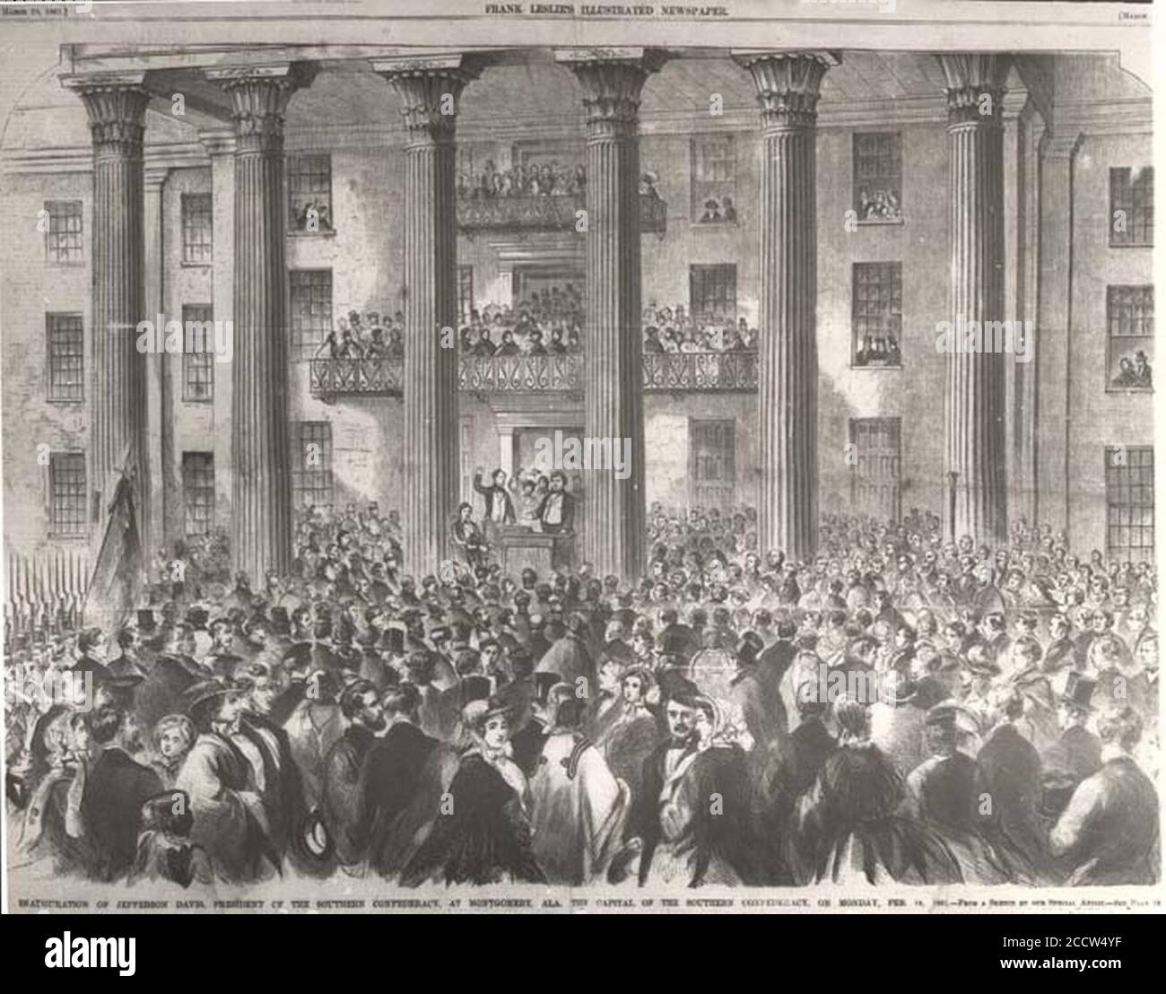 Jefferson Davis inauguration Stock Photo - Alamy Jefferson Davis inauguration Stock Photo - Alamy
