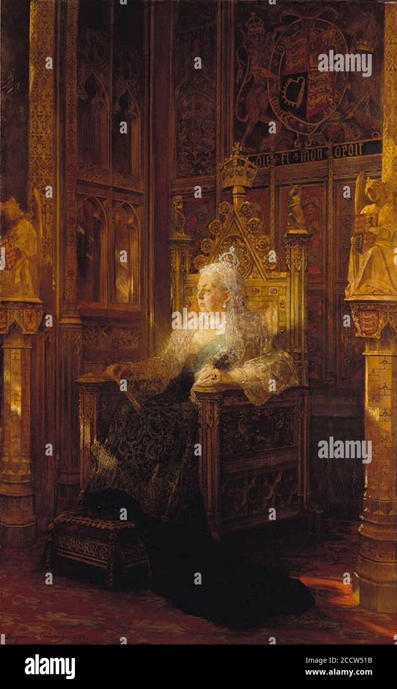 Jean-Joseph-Benjamin Constant (1845-1902) - Queen Victoria (1819-1901 ...