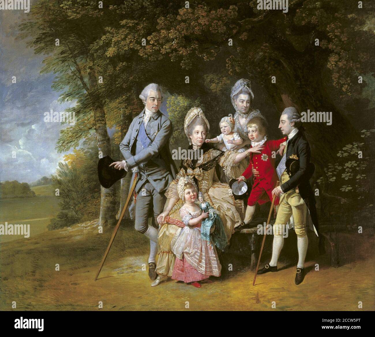 Johan Joseph Zoffany (Frankfurt 1733-London 1810) - Queen Charlotte ...