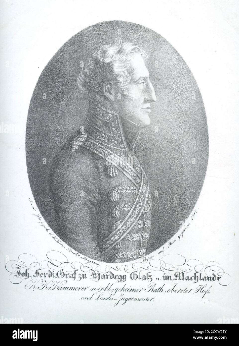 Johann Ferdinand Graf zu Hardegg Stock Photo - Alamy