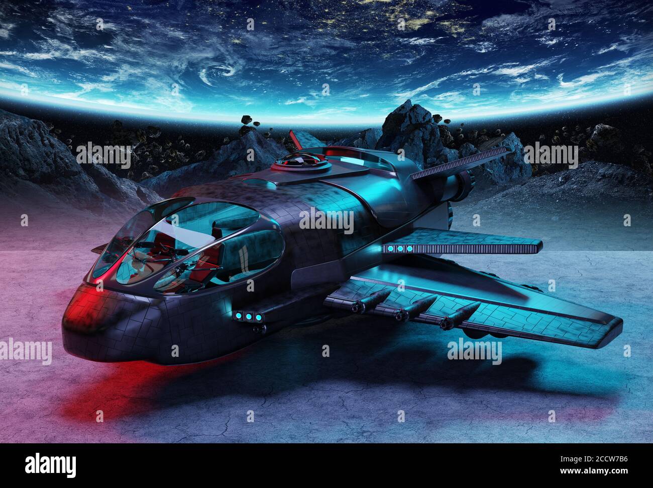 Futuristic Spacecraft