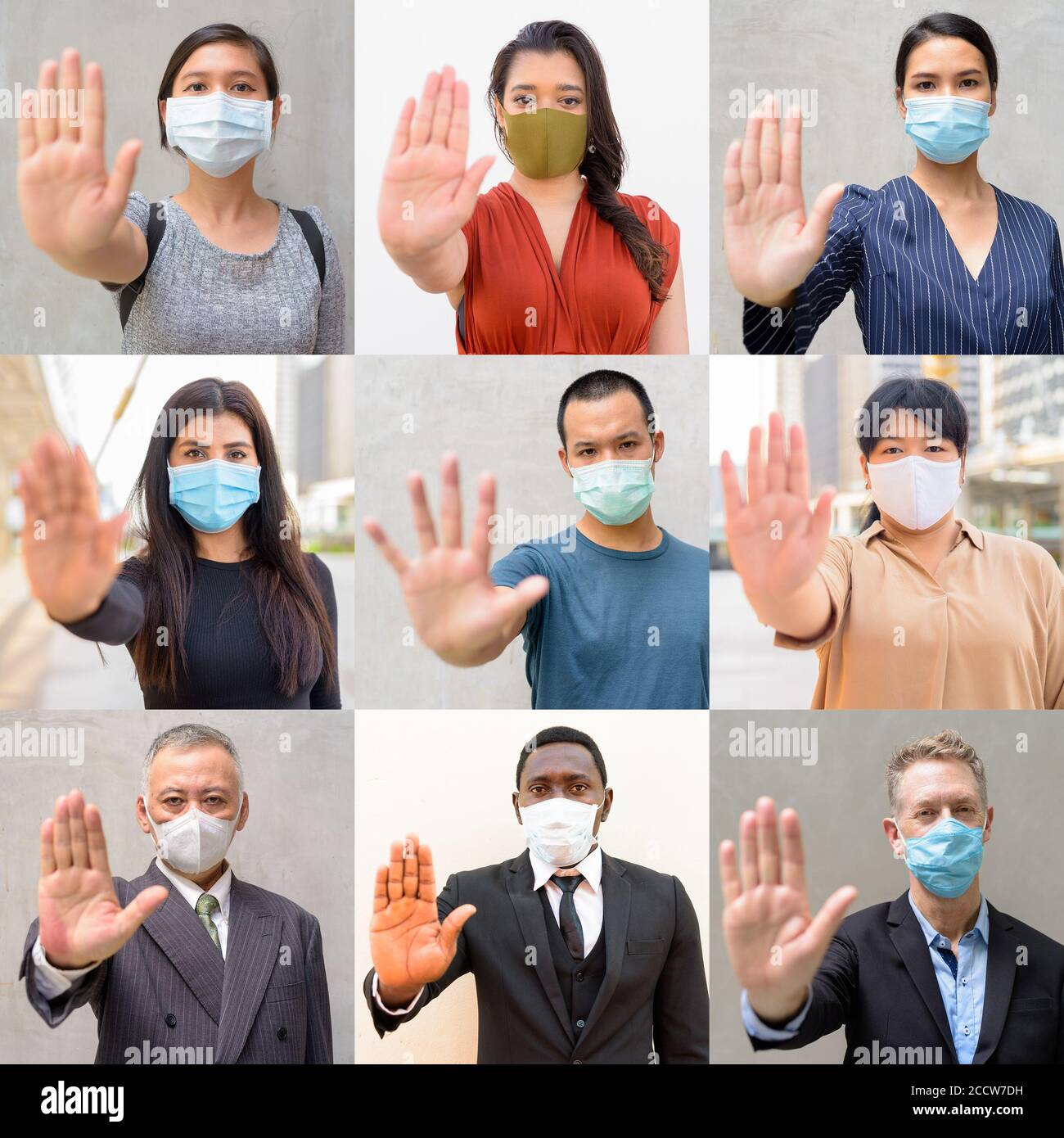 Stop sign woman senior hi-res stock photography and images - Alamy