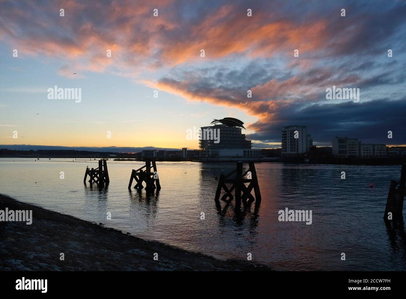 Moody sunset wales hi-res stock photography and images - Alamy