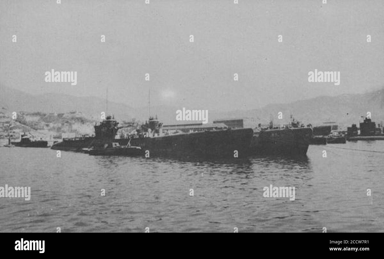 Japanese submarines I-53 and I-58 in 1945 Stock Photo - Alamy