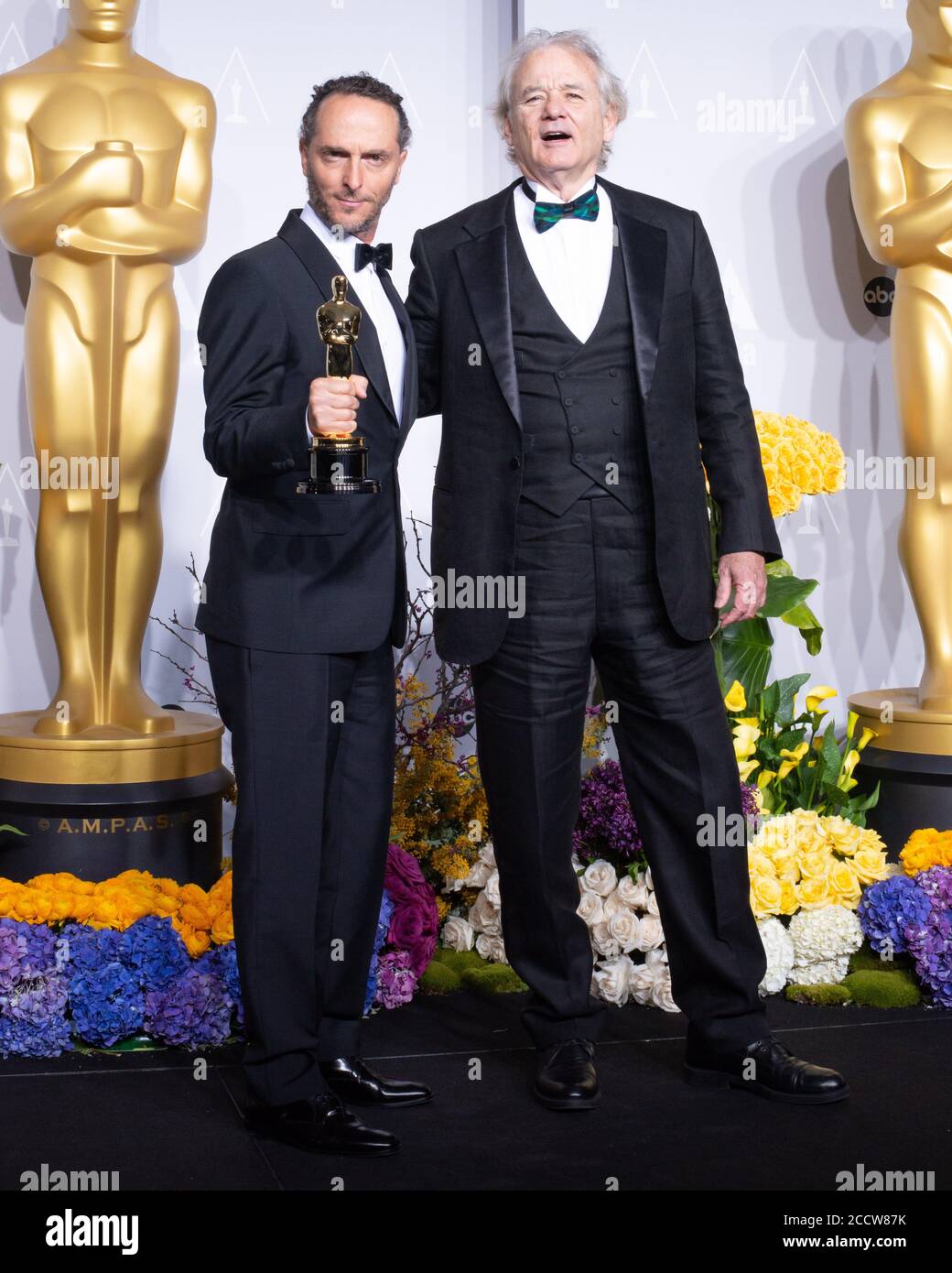 March 2, 2014, Hollywood, California, USA: Emmanuel Lubezki and Bill ...