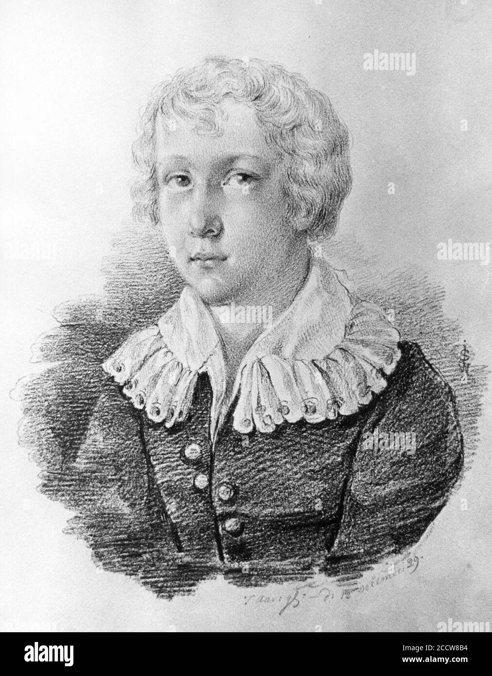 Johan Sebastian Welhaven - Duffaur K. Herre Stock Photo - Alamy