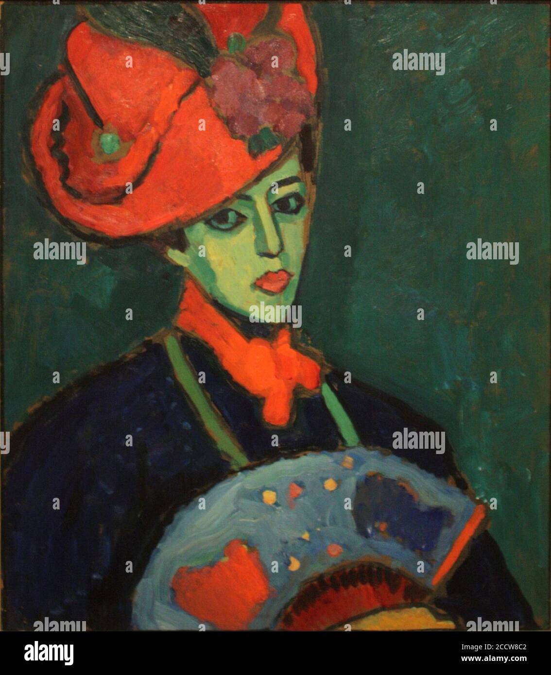 Alexej Jawlensky - Schokko with Red Hat (1909 Stock Photo - Alamy