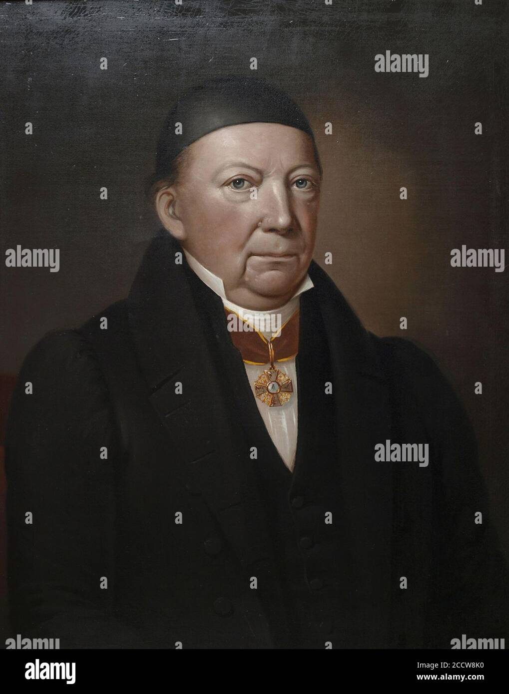 Johan Erik Lindh - Portrait of Claes Johan Sacklén Stock Photo - Alamy