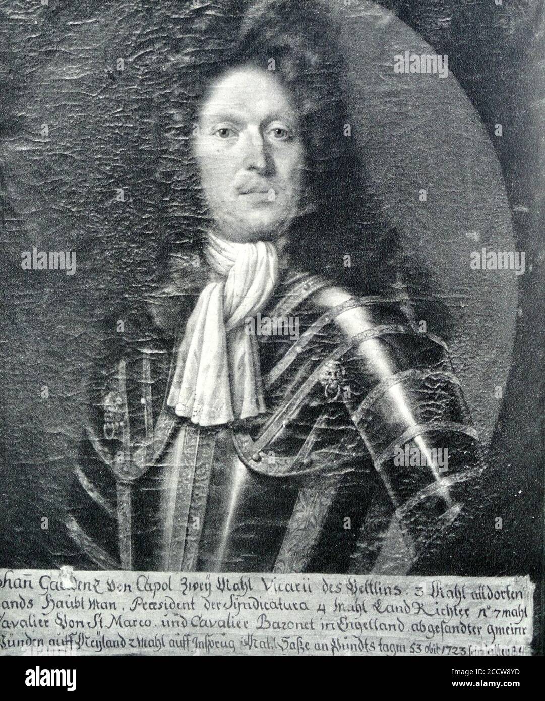 Johann Gaudenz von Capol Stock Photo - Alamy