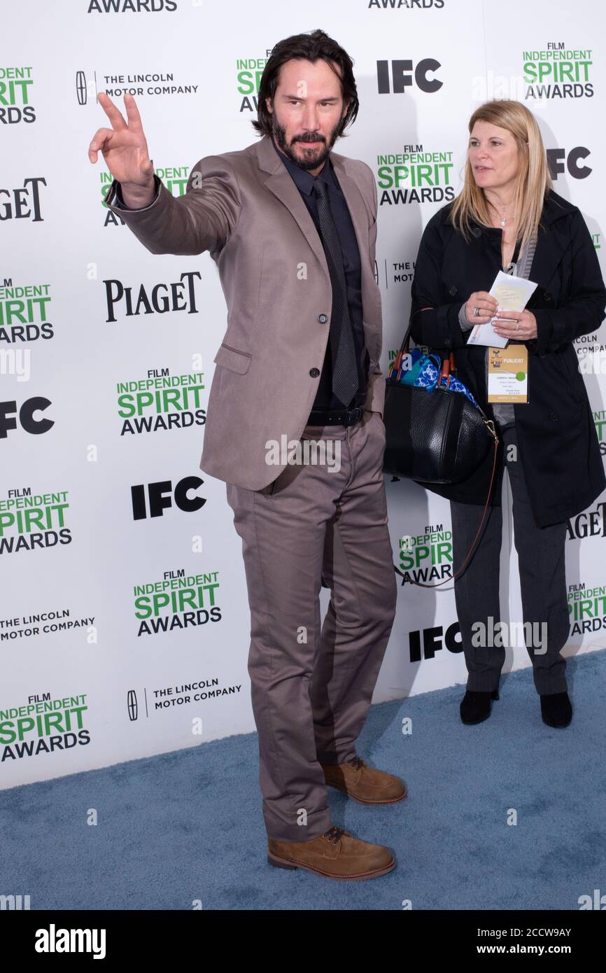 March 1, 2014, Santa Monica, California, USA: Keanu Reeves attends the ...