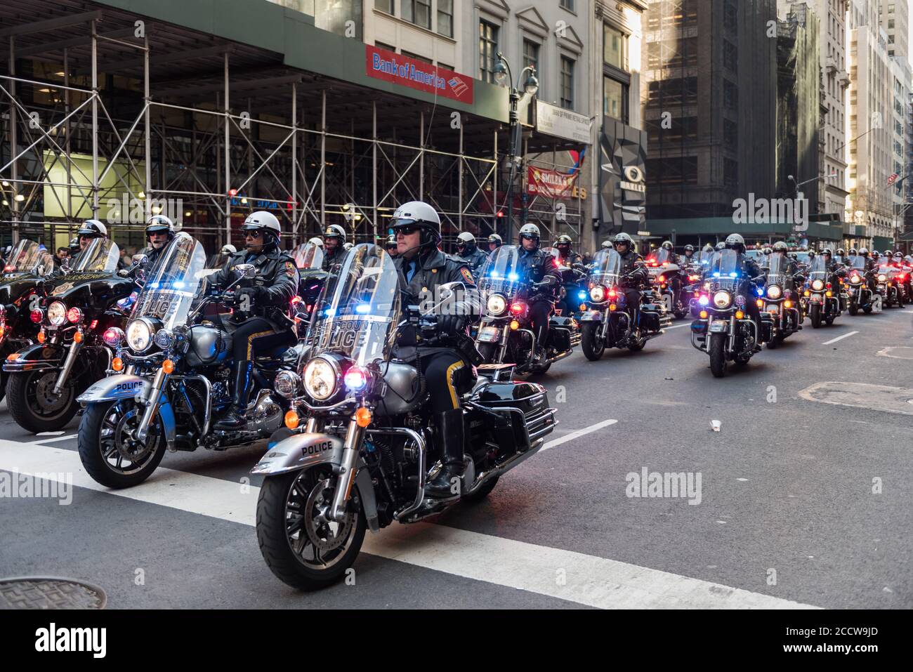 NYC, USA - Jan 13, 2017: NYPD Hero Detective Steven McDonald Funeral ...
