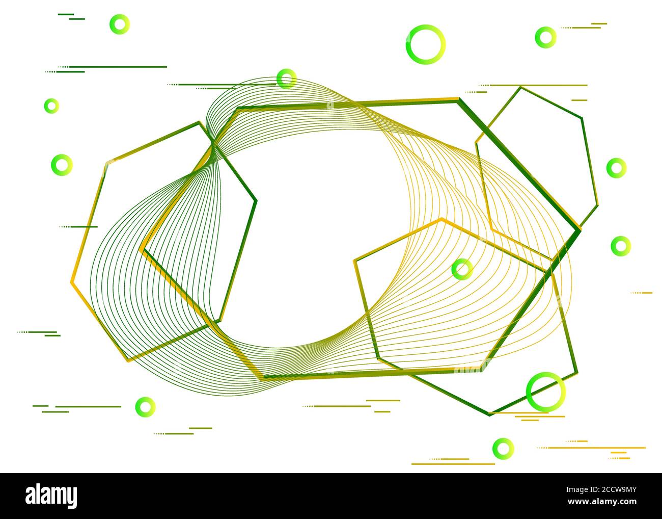 Abstract Background With Dynamic Linear Waves Modern Colored Poster Composition Of Geometric