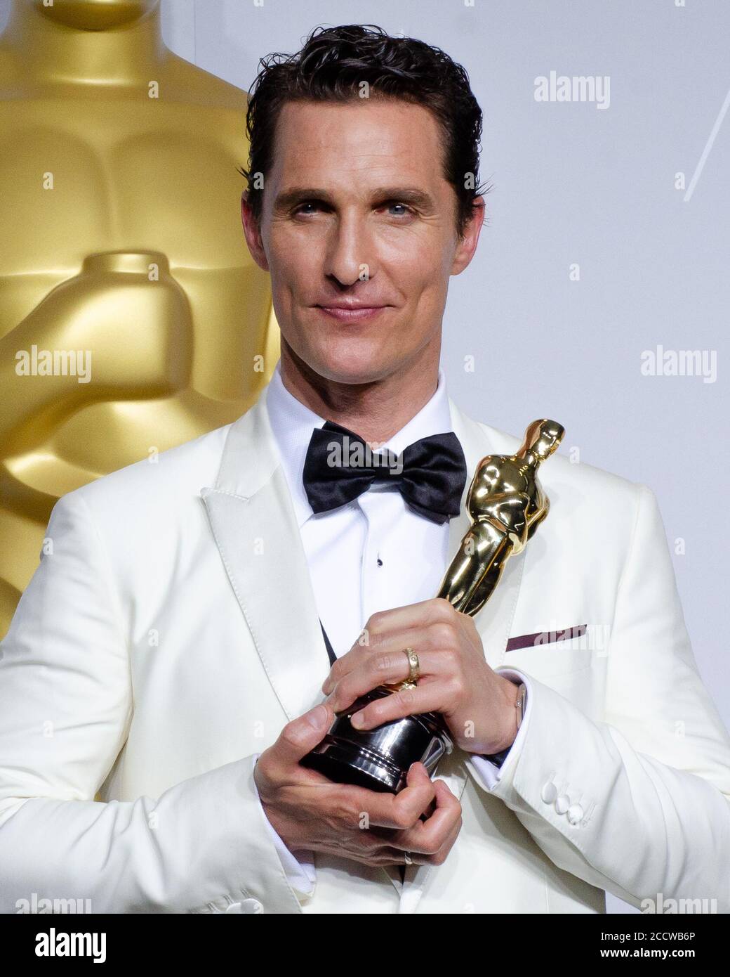 March 2, 2014, Hollywood, California, USA: Matthew McConaughey poses in ...