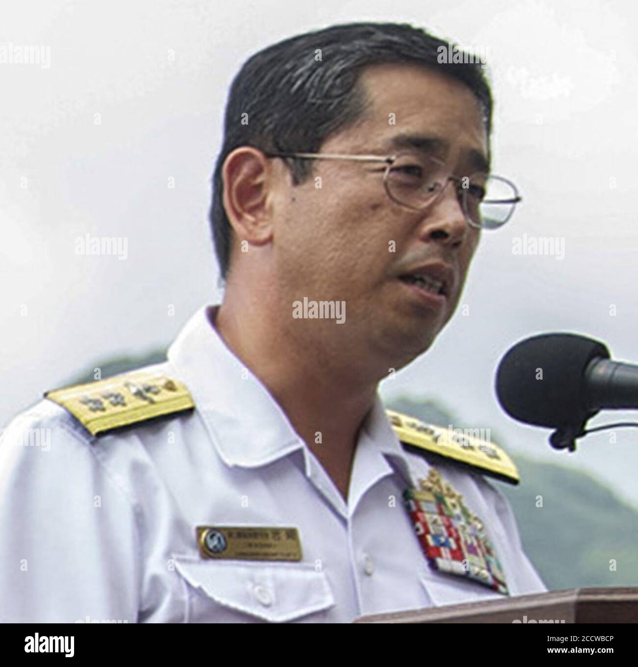 JMSDF Rear Admiral Hidetoshi Iwasaki Stock Photo - Alamy