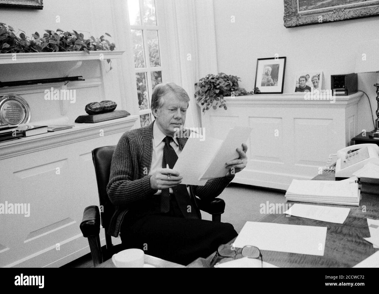 Jimmy carter working Black and White Stock Photos & Images - Alamy