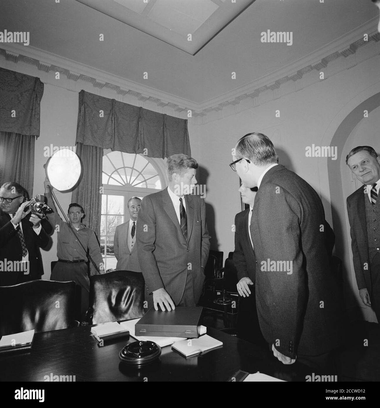 JFK - Meeting with the Foreign Minister of Argentina, Dr. Carlos Manuel ...