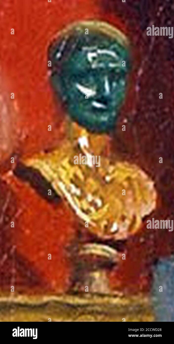 Johan Zoffany - Tribuna of the Uffizi - sculture 05 Stock Photo - Alamy