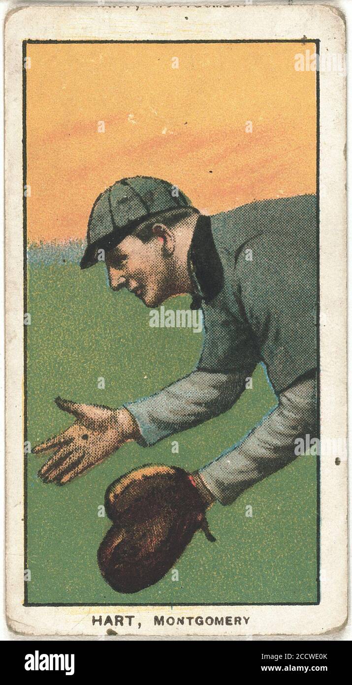 Jimmy Hart, Montgomery Team, baseball card portrait Stock Photo - Alamy