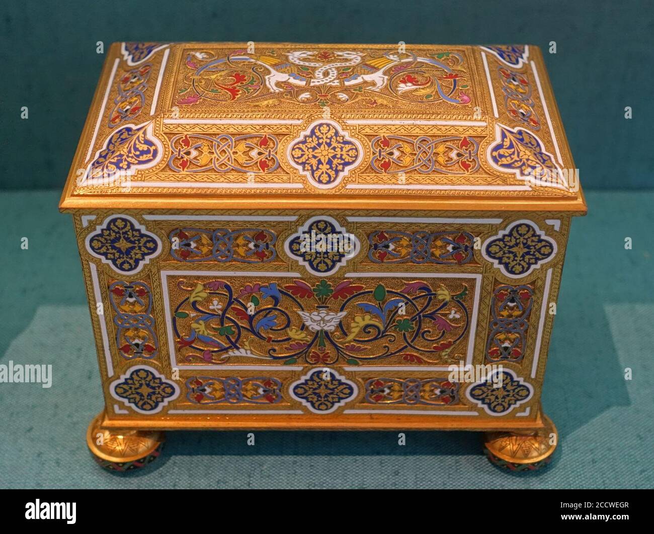 Home & Living Jewelry Boxes Lovely Antique French Champleve Enamel And ...