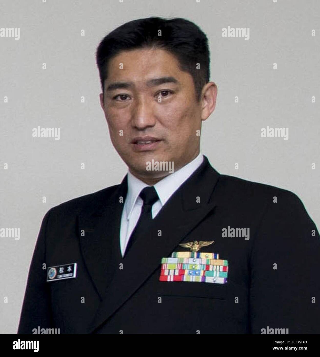 JMSDF Rear Admiral Tamotsu Matsumoto Stock Photo - Alamy