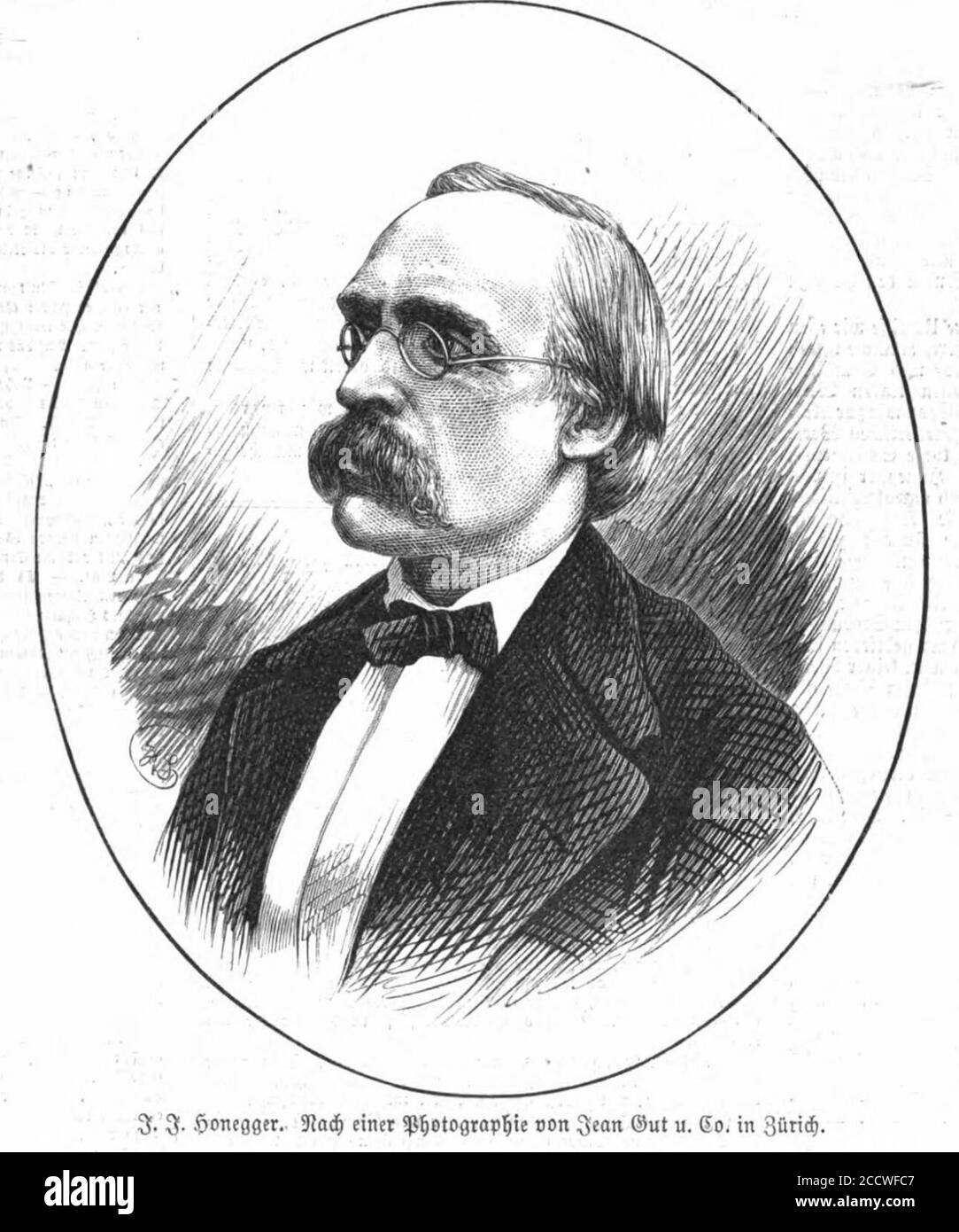 Johann Jakob Honegger 1876 Stock Photo - Alamy