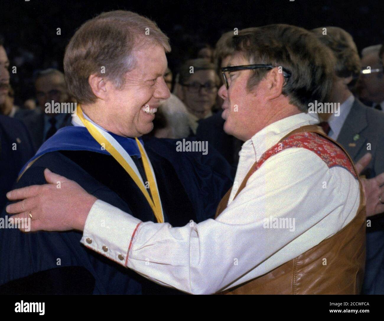 Jimmy and Billy Carter trimmed Stock Photo - Alamy