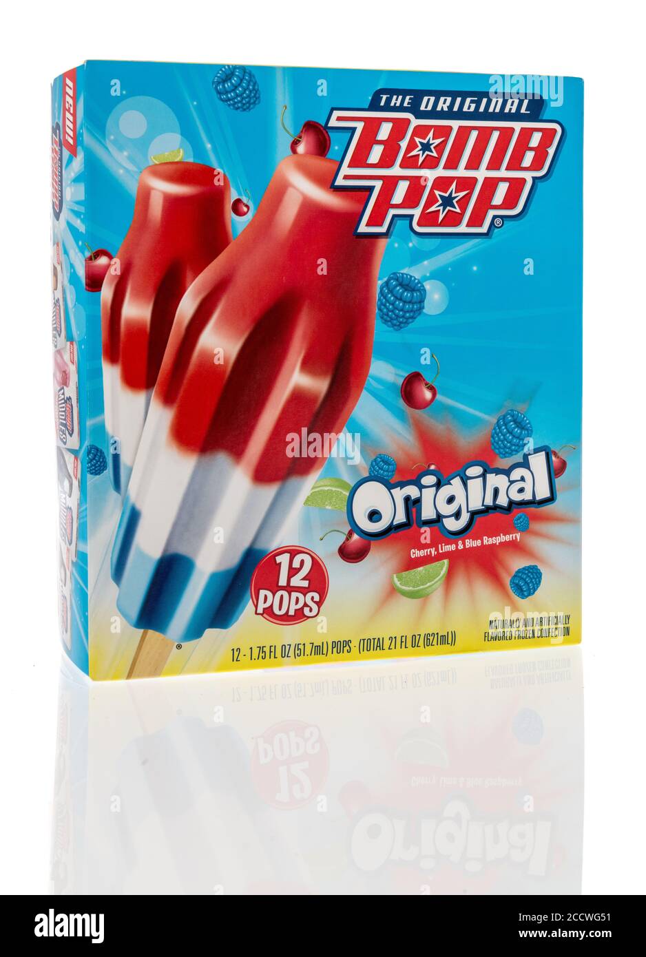Winneconne , WI - 9 August 2020: A package of The original bomb pop ...