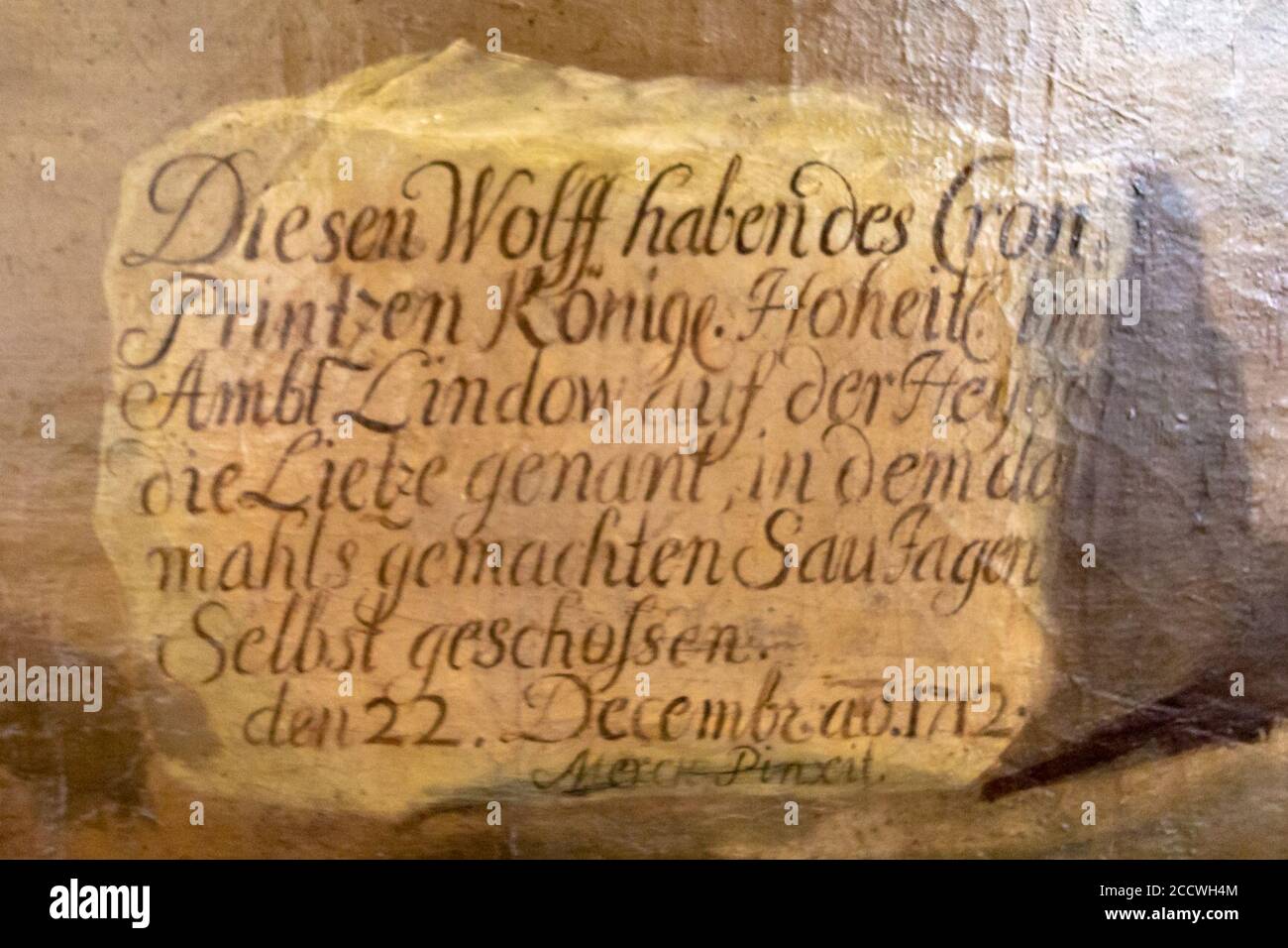 Johann Christof Merck-Wolf-4860 Stock Photo - Alamy