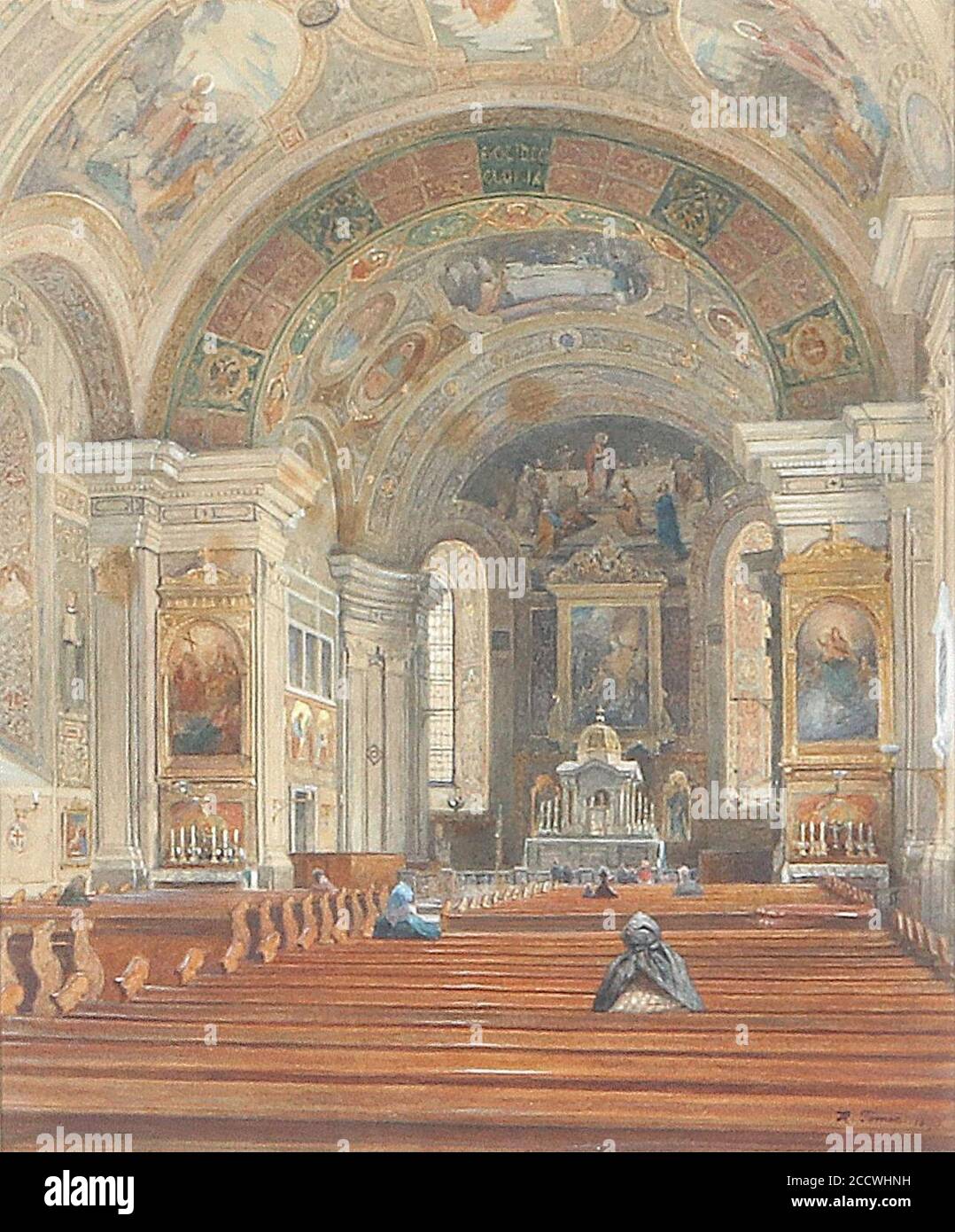 Tomec kirchenschiff hi-res stock photography and images - Alamy