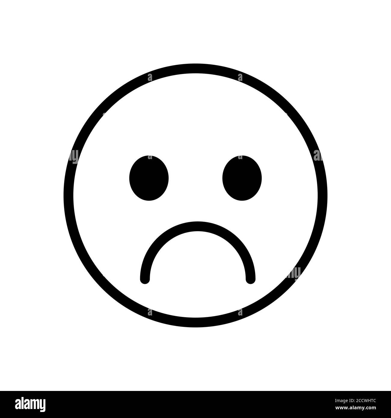 Sad people Icon Stock Vector Image & Art - Alamy