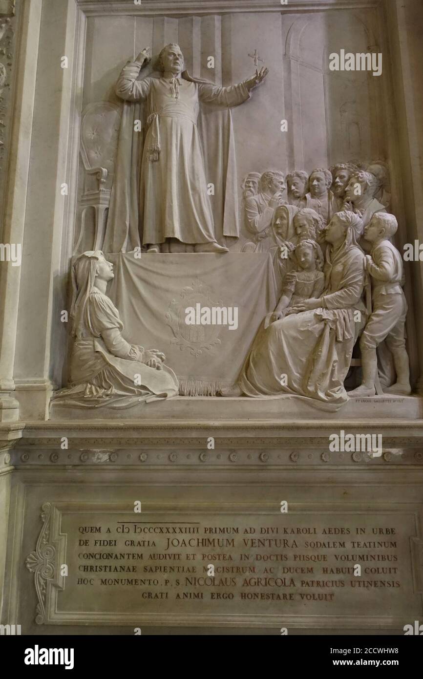 Joachim Ventura (Gioacchino Ventura di Raulica) memorial - Sant'Andrea ...