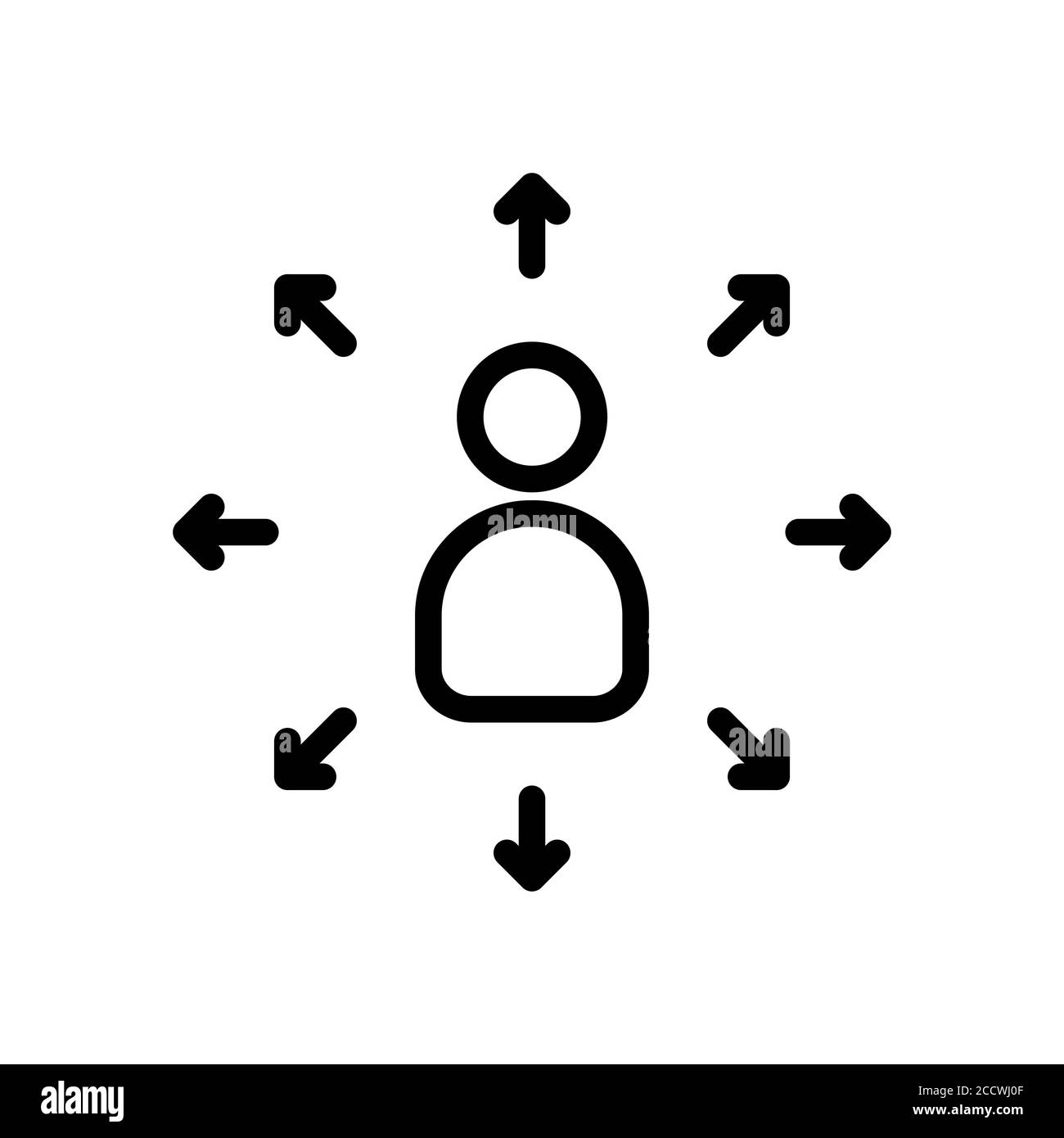 people arrow icon Stock Vector Image & Art - Alamy