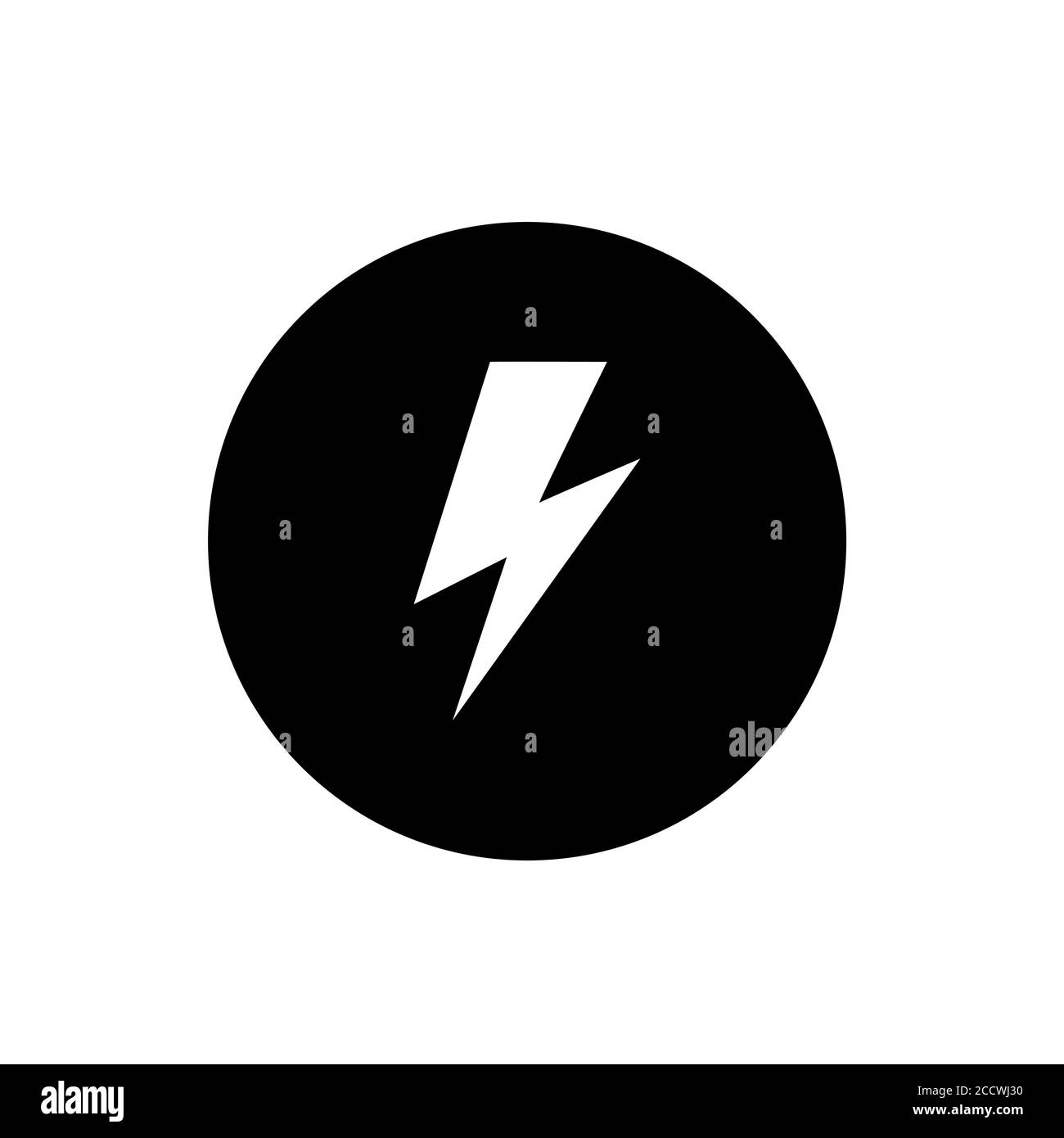 lightning bolt icon Stock Vector Image & Art - Alamy