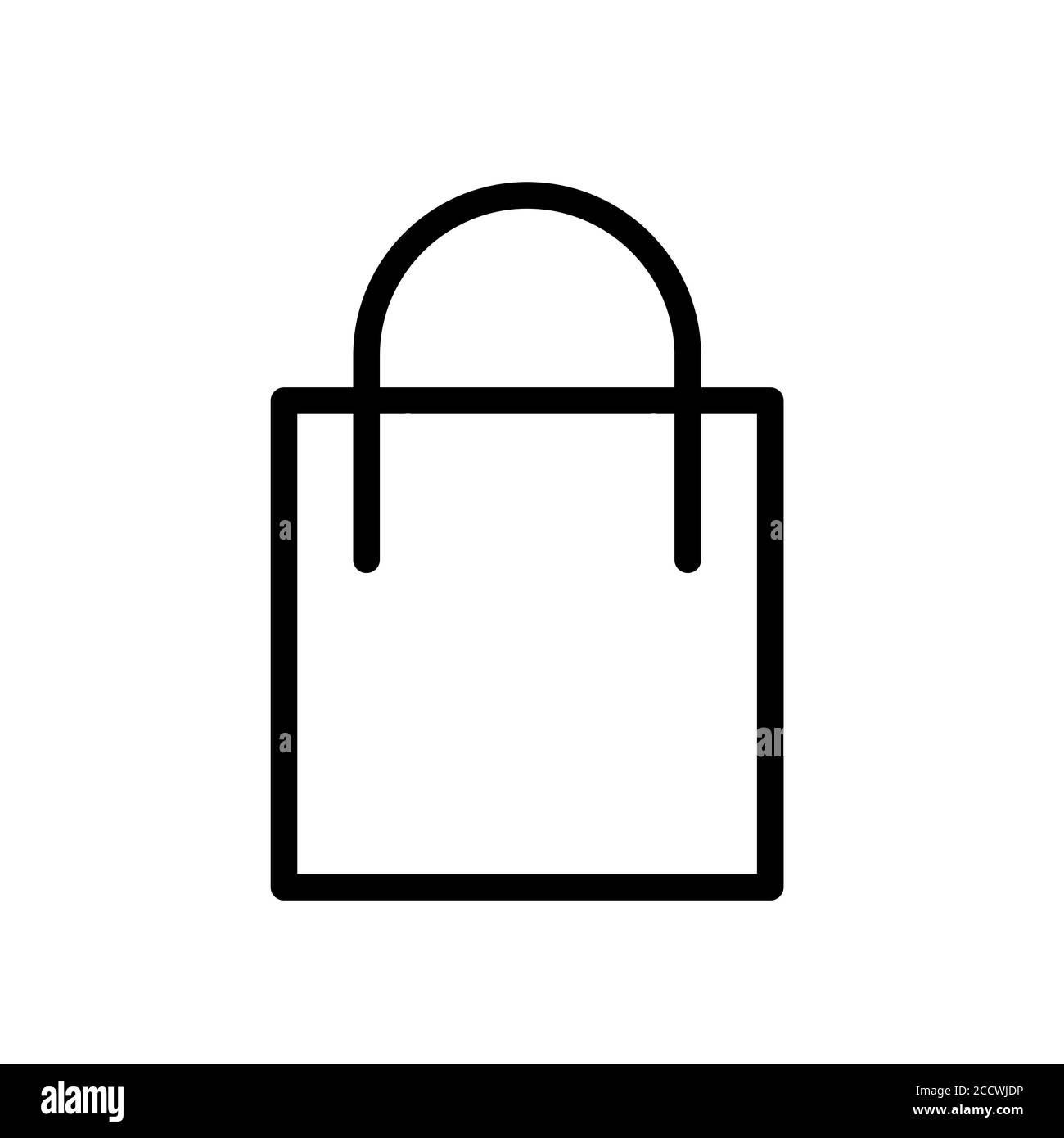 Icon paper bag Black and White Stock Photos & Images - Alamy