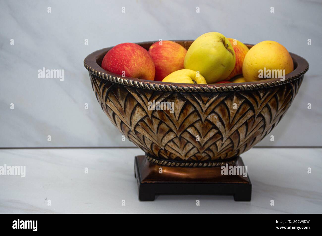 Apple Fruit Bowl Still Life Stock Photo - Alamy